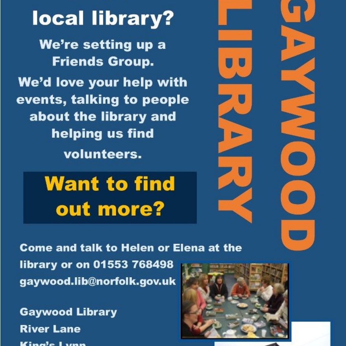 West Lynn Primary School - Friends of Gaywood Library